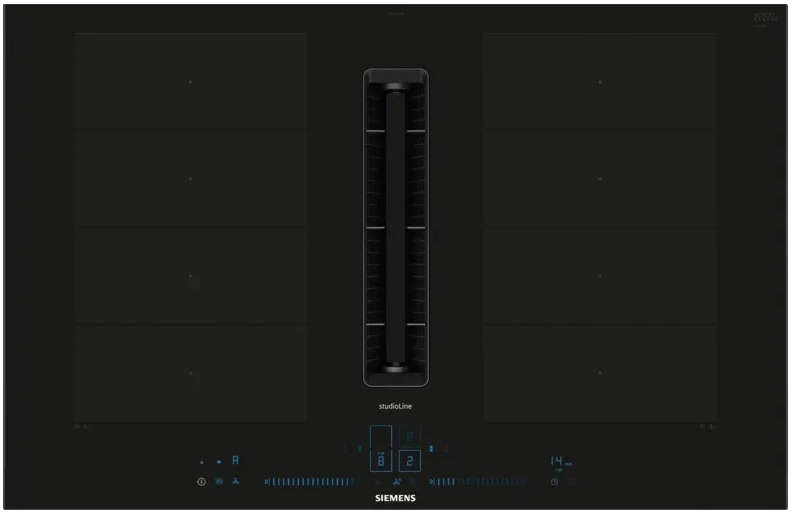 Induktionskogeplade med indbygget emfang 80 cm - Siemens iQ700 - EX877NX68E