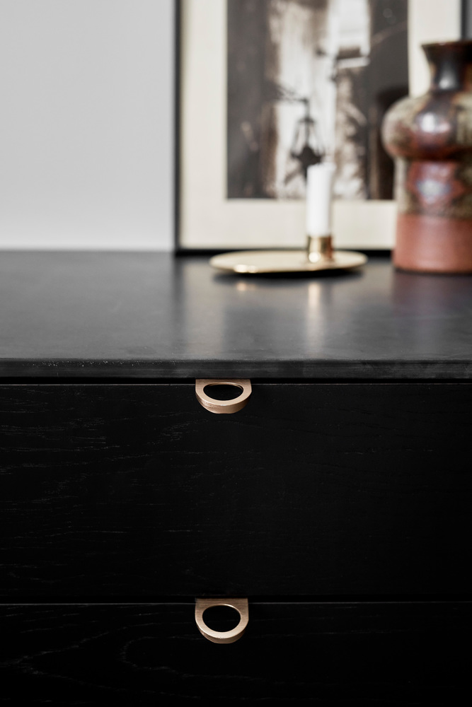 Furnipart - Punch - greb i aluminium