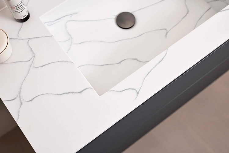 Kiel Solid Surface Art Line - Dybde 48 cm